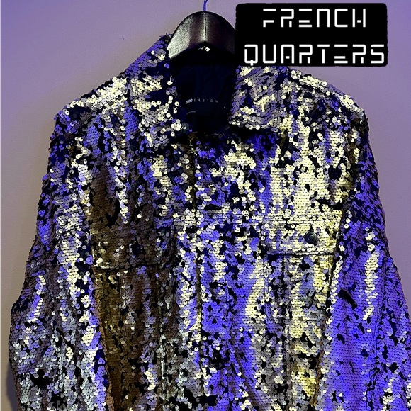 Jackets & Coats | Sparkle And Shine In This Dazzling Gold Sequin Jacket ...
